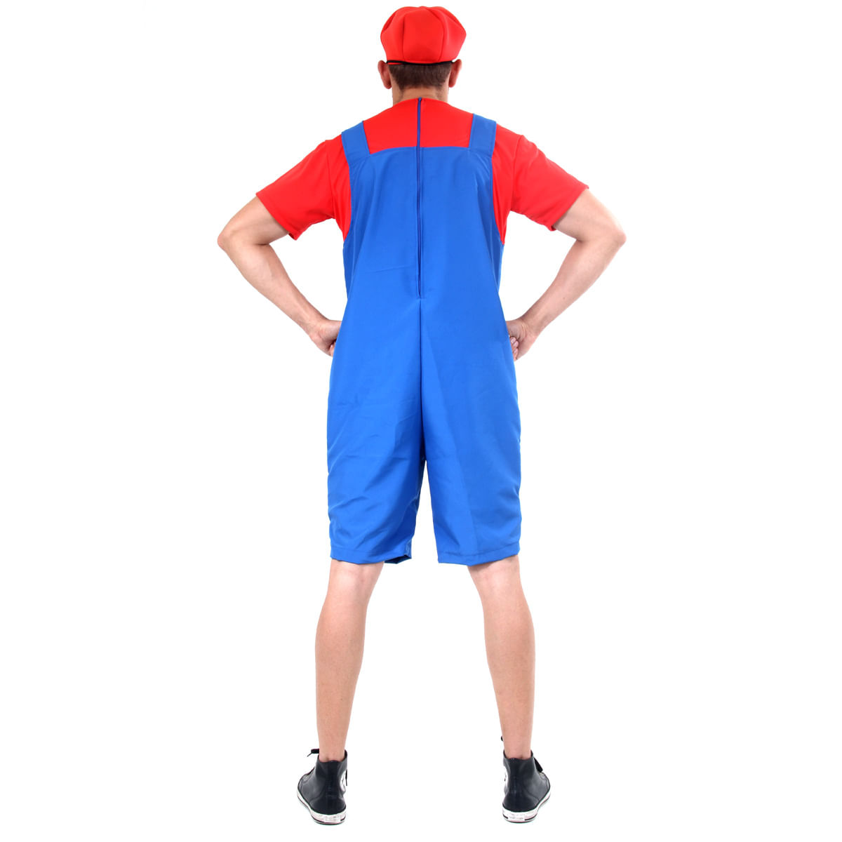 Fantasia Mario Curto Adulto Verão - Super Mario World | Abrakadabra